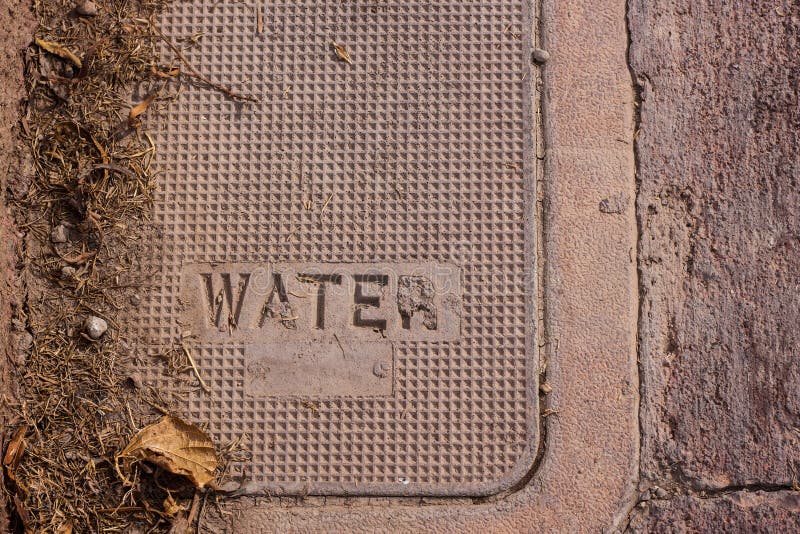 Water Utility Cover stock image. Image of cover, utility - 39080915