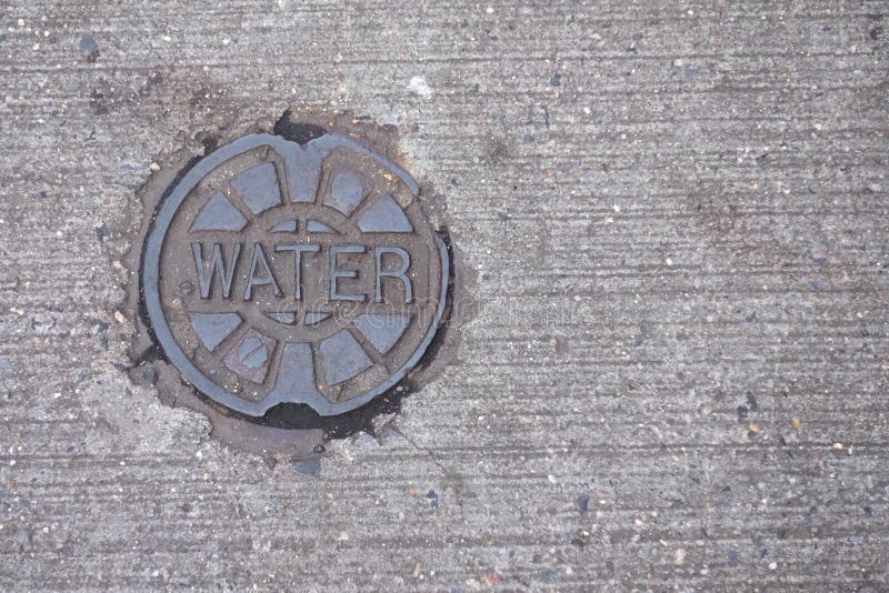 Water Utility Cover stock photo. Image of water, fuel - 40147360