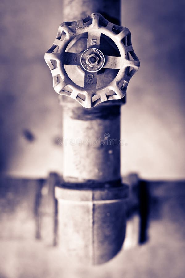 Water valve stock image. Image of control, wheel, dirty - 17950467