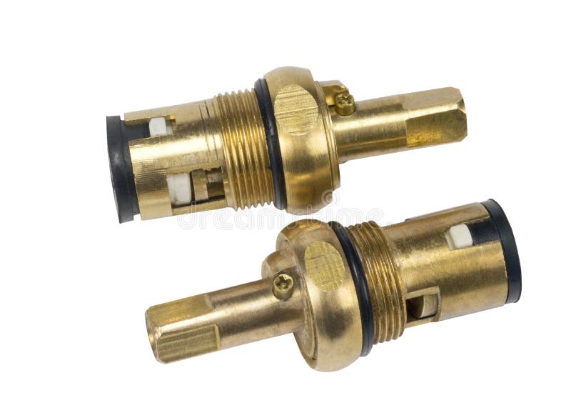 Water Valve Set Isolated on White Stock Photo - Image of plumber ...