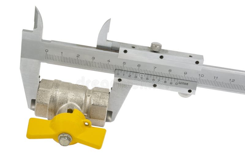 Vernier caliper stock image. Image of millimeter, metallic - 25866037