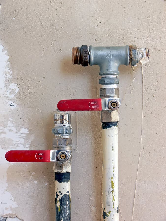 Water valves stock photo. Image of inside, renovate, renovated - 14698210