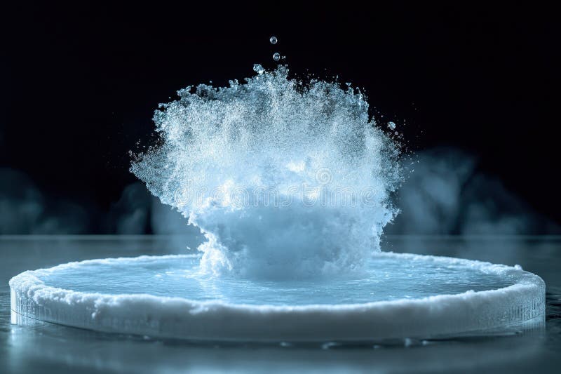 Water Vapor Explosion Creates Dramatic Cloud Formation on Surface in a ...