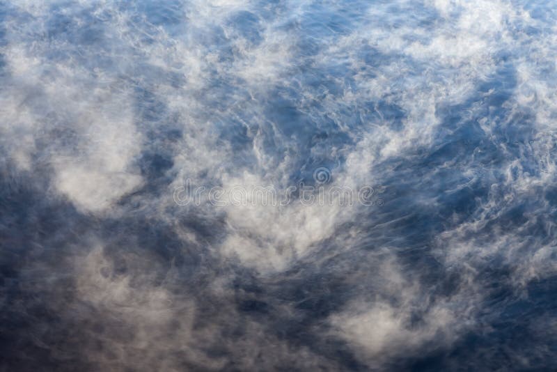 Water Vapor on Surface of Cold Water Stock Image - Image of abstract ...
