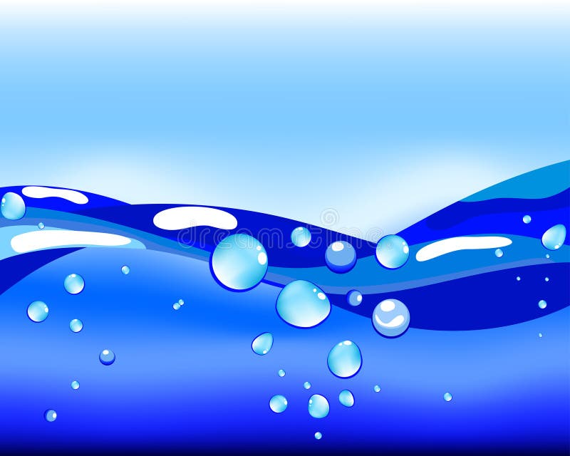 Water vector stock vector. Illustration of clear, flow - 8644987