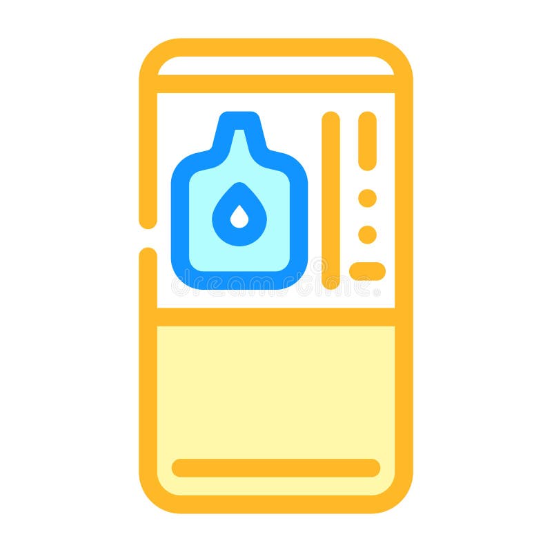 Water Vending Machine Color Icon Vector Illustration Stock Vector ...