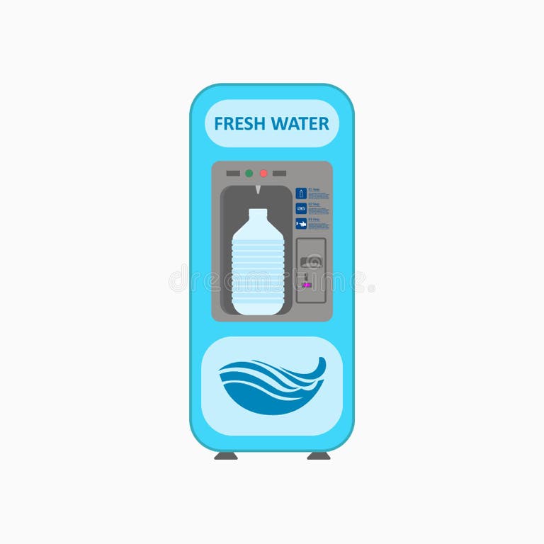 Water Bottle Filling Stock Illustrations – 2,064 Water Bottle Filling ...