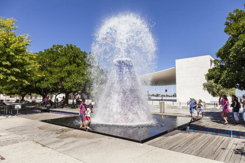 Water Volcano Park of Nations Lisbon Editorial Stock Photo - Image of ... Water Volcano Park of Nations Lisbon Editorial Stock Photo - Image of ...