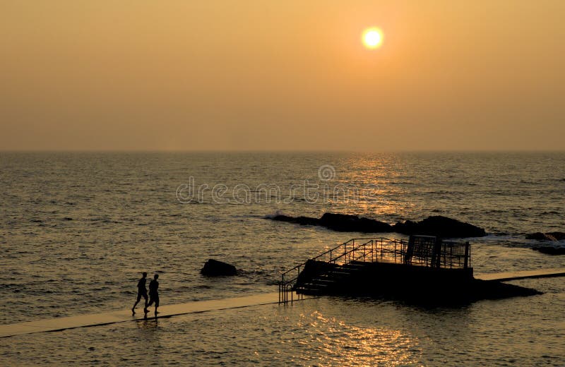Water walk stock photo. Image of bude, waves, atlantic - 2406076