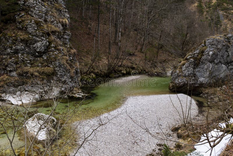 Water small alpine stream stock image. Image of drink - 218771279