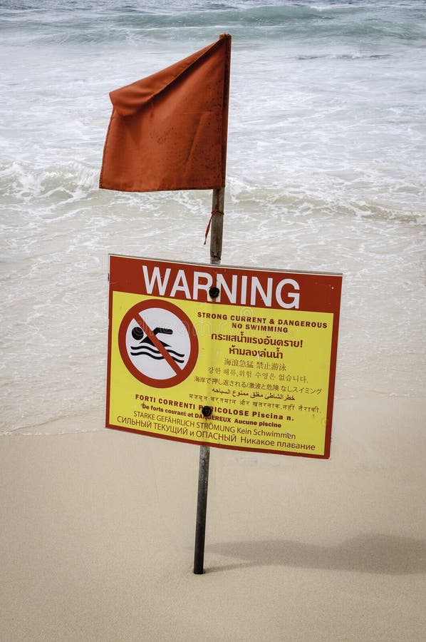 Water warning sign stock image. Image of square, pretty - 35547225