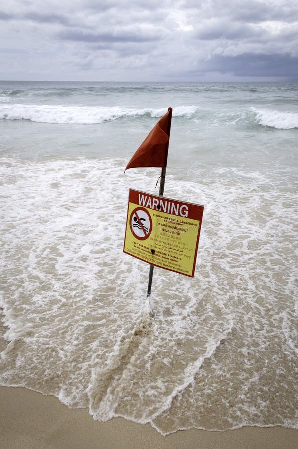 Water warning sign stock photo. Image of clear, outside - 35555122