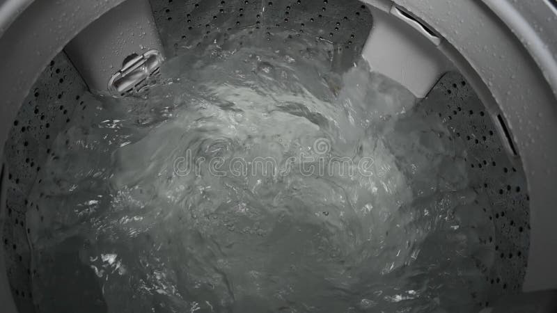 The Water of the Washing Machine that is Spinning Stock Footage - Video ...
