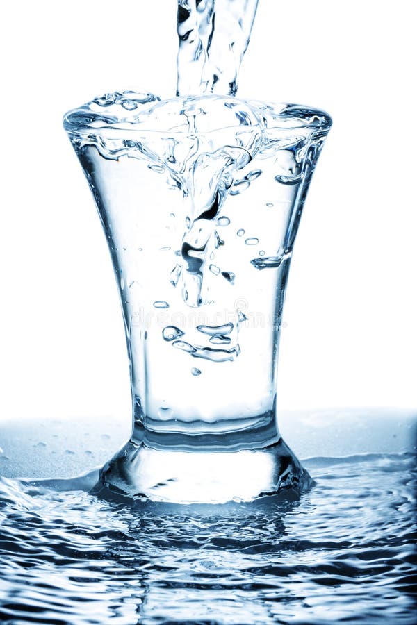 Water waste stock photo. Image of white, falling, ripple - 14068926