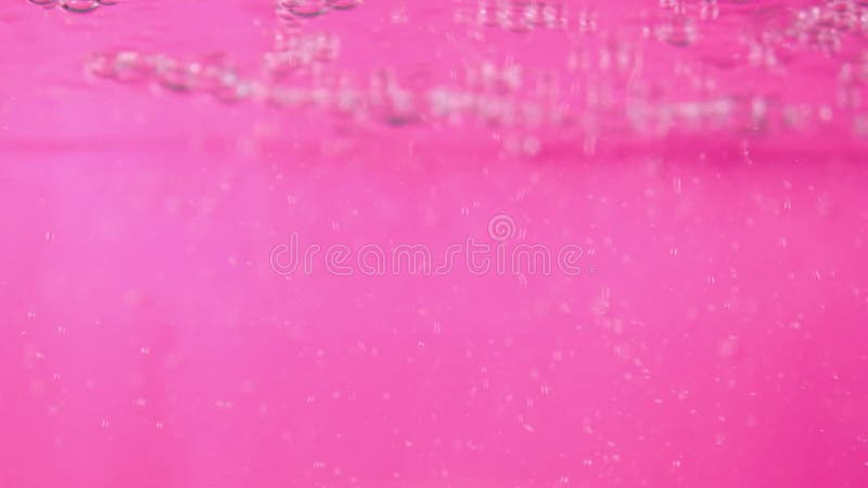 Water Bubbles on Pink Background Stock Footage - Video of beautiful ...