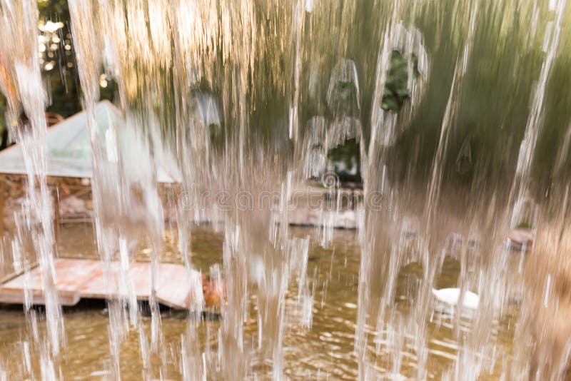 Water from the Waterfall As a Backdrop Stock Photo - Image of cascade ...