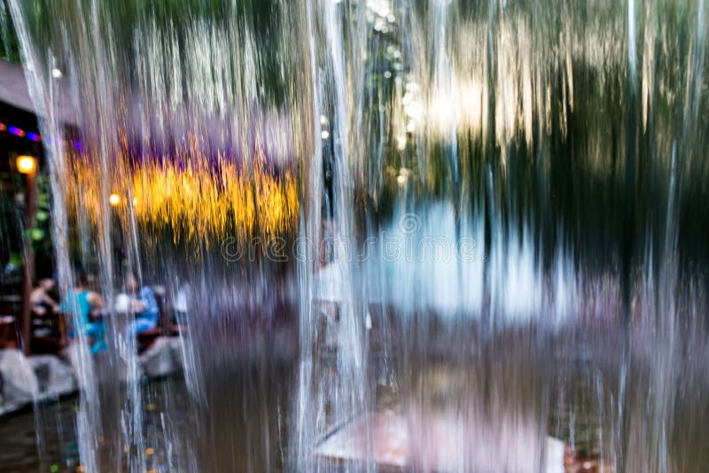 Water from the Waterfall As a Backdrop Stock Image - Image of cascade ...