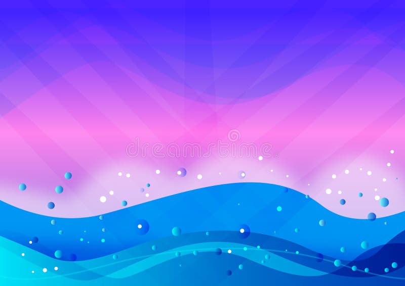 2D Graphic Wave Illustration Stock Illustration - Illustration of ...