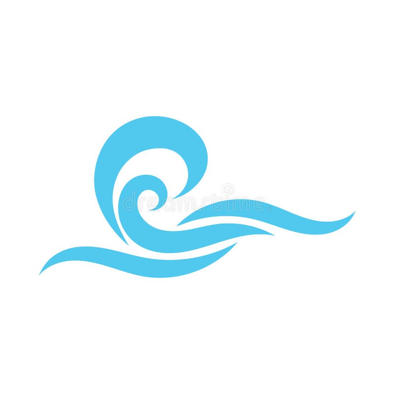 Water Wave,wave Beach Vector Illustration Design Logo Template Stock ...