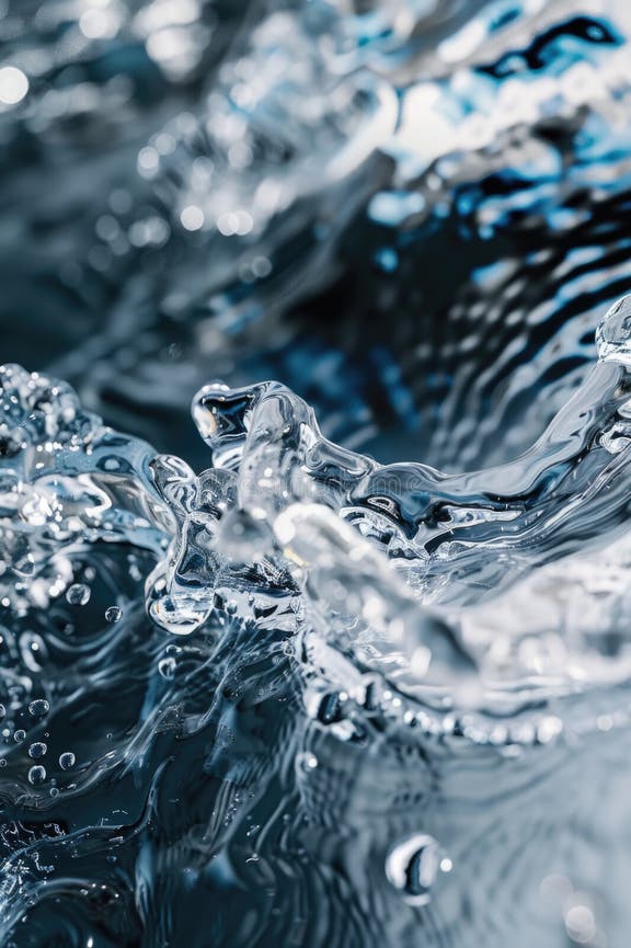 Water Wave Bubbles Close Up Stock Photo - Image of ripple, water: 372002172