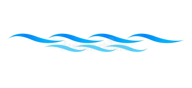 Water Wave Graphic Simple, Ocean Wave Symbol, Aqua Icon Stock Vector ...