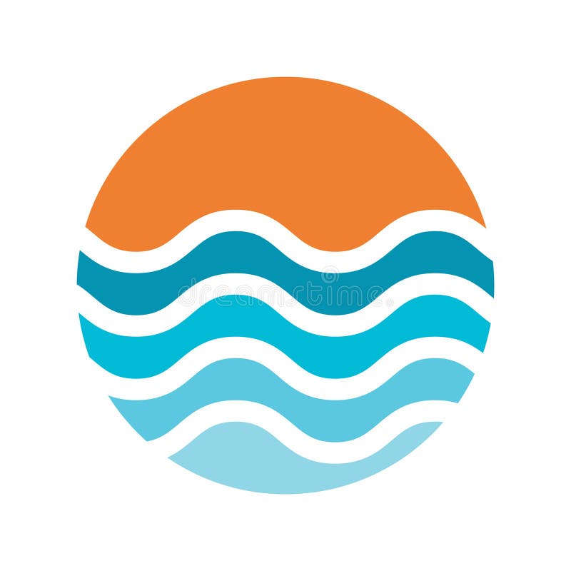 Water Wave Icon stock illustration. Illustration of lake - 327711044