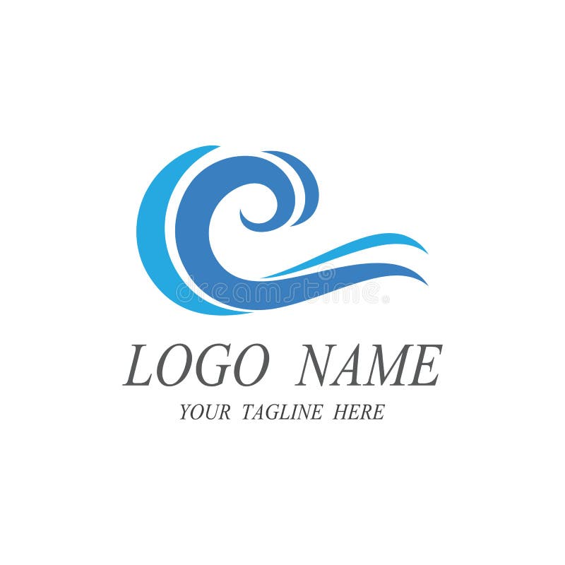 Water Wave Icon Vector Illustration Design Logo Stock Vector ...