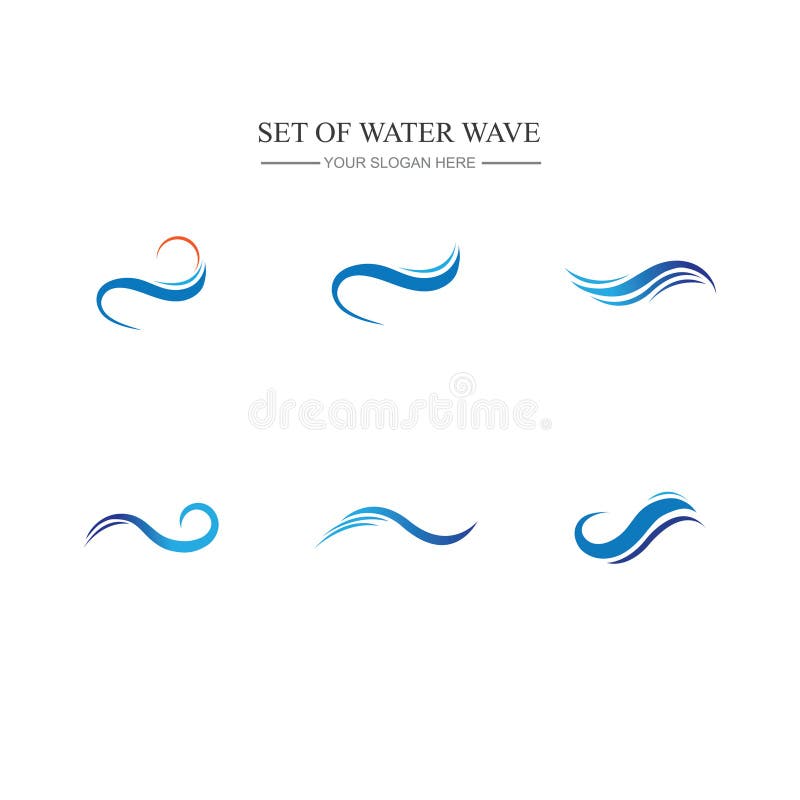 Water wave icon vector stock vector. Illustration of icon - 222112396