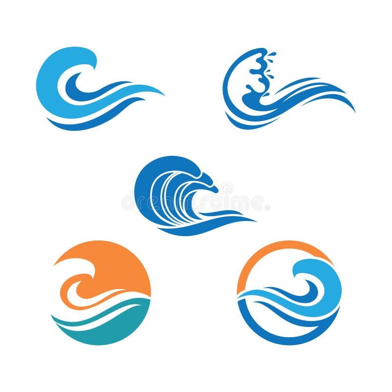 Water Wave illustration stock vector. Illustration of identity - 262981181