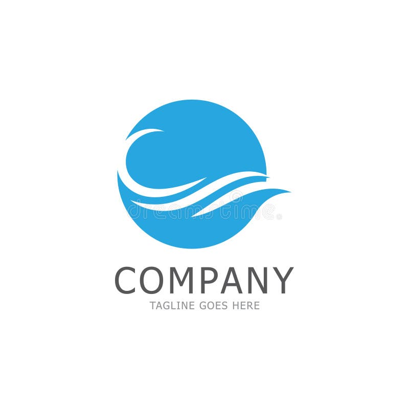 Water Wave Letter C Logo Vector Icon Stock Illustration - Illustration ...