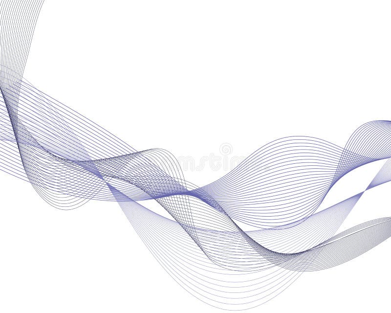 Water Wave Lines stock vector. Illustration of digital - 239304905