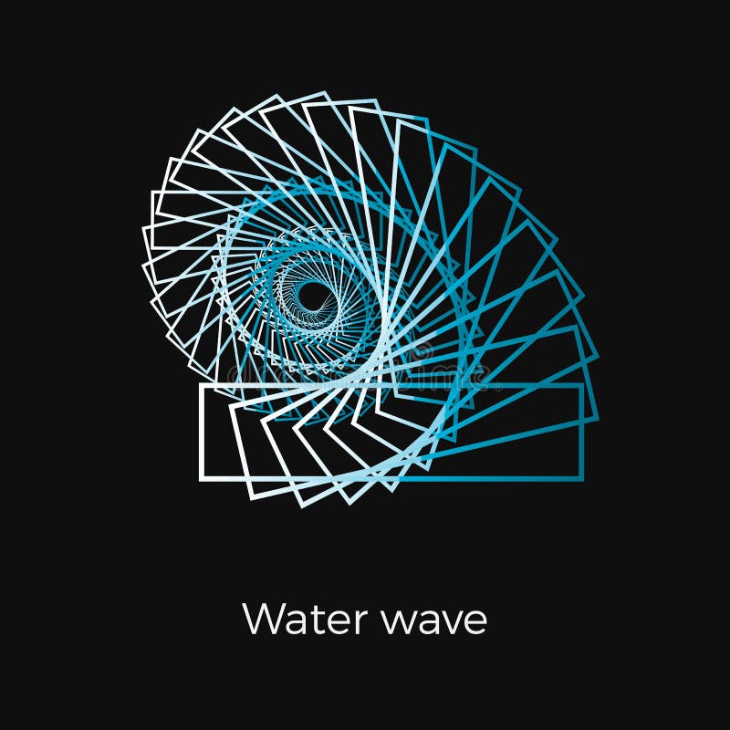 Water wave logo stock vector. Illustration of creative - 89103184