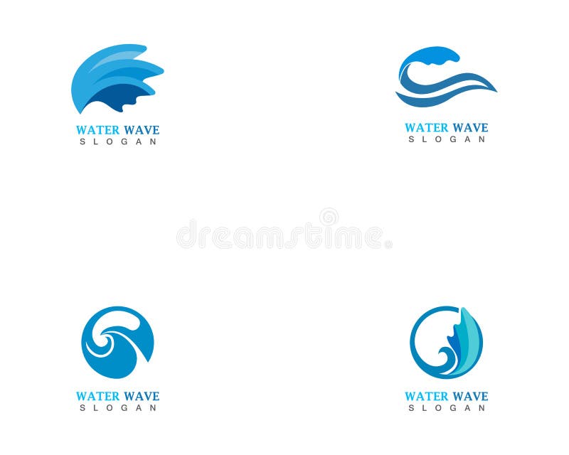 Water Wave logo icon stock illustration. Illustration of surf - 142650151
