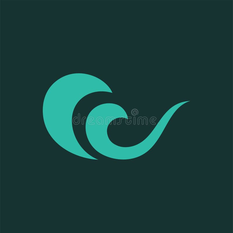 Water Wave Logo Template Vector Stock Vector - Illustration of modern ...