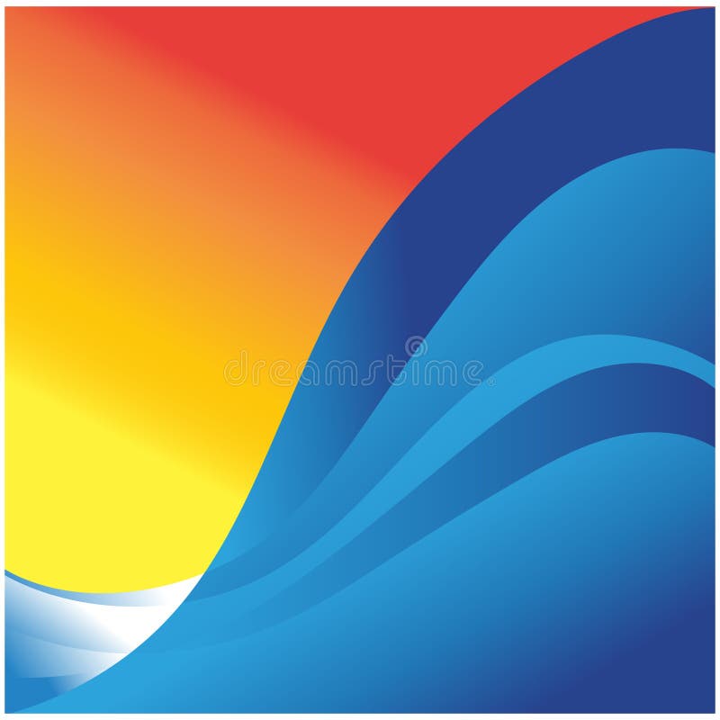 Water Wave Logo Vector and Symbol Template Stock Vector - Illustration ...