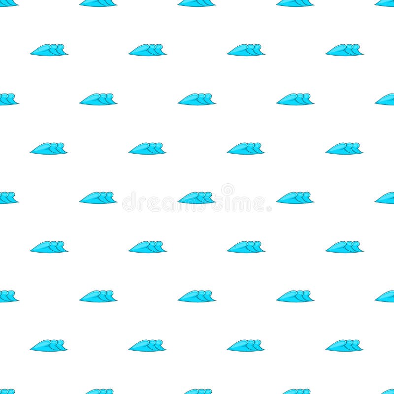 Water Wave Pattern, Cartoon Style Stock Vector - Illustration of clear ...