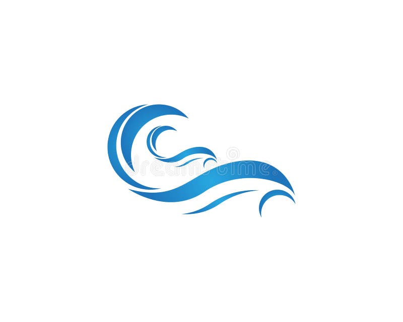 Water Wave Splash Icon Logo Vector Stock Vector - Illustration of icon ...