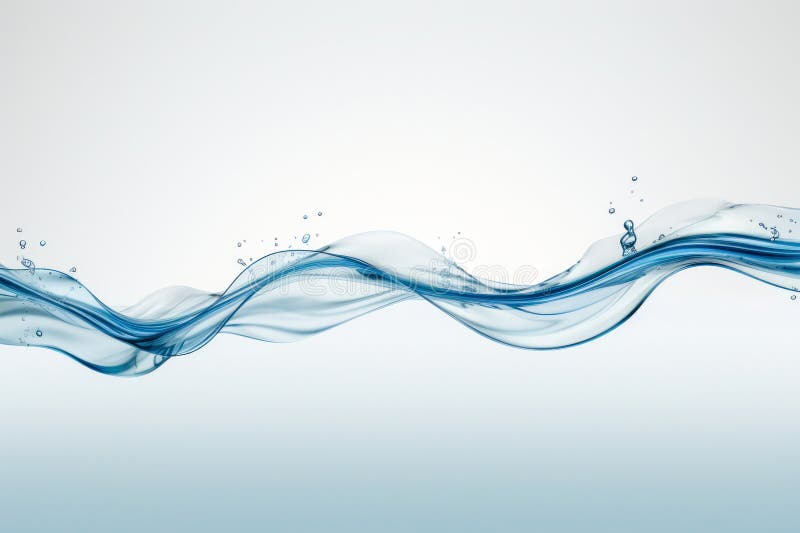 Water Wave Stream Jet Background, Water Drops, Visualization of Liquid ...