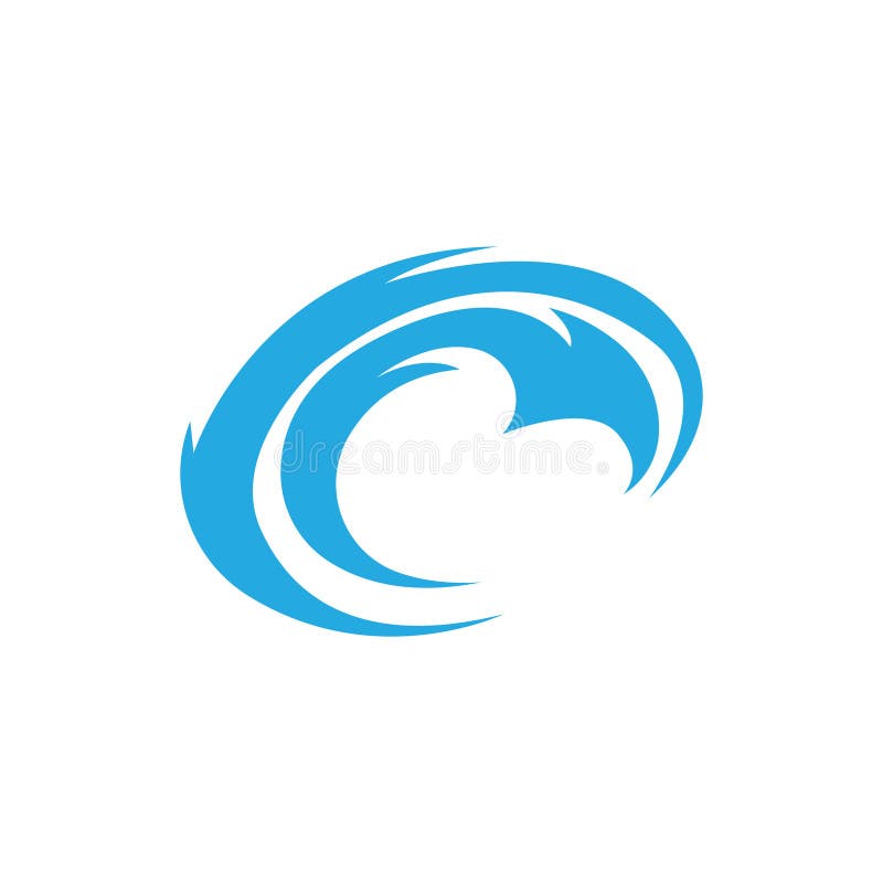 Water Wave Symbol and Icon Logo Template Vector Stock Vector ...
