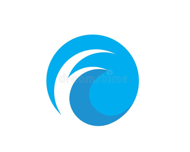 Water Wave Symbol And Icon Logo Template Stock Vector - Illustration of ... Water Wave Symbol And Icon Logo Template Stock Vector - Illustration of ...