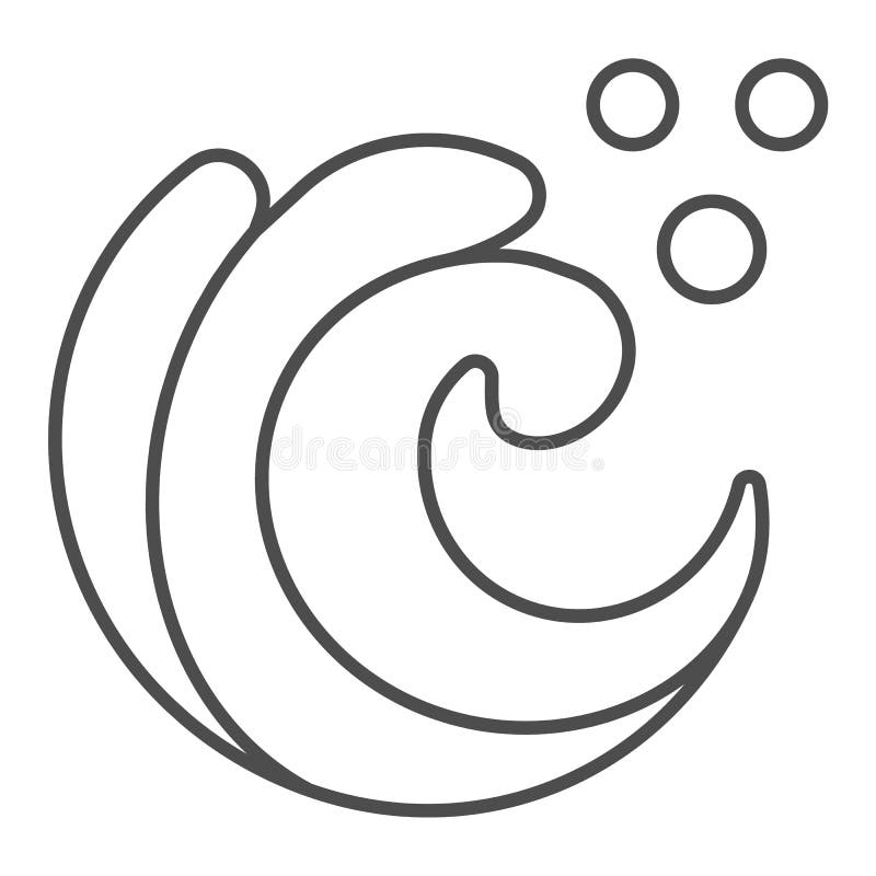 Splash Outline Icon Set Logo Collection.Vector Stock Vector ...