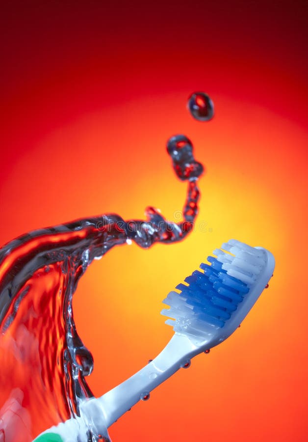 Water Wave Tooth Brush stock photo. Image of brush, dental - 21562478