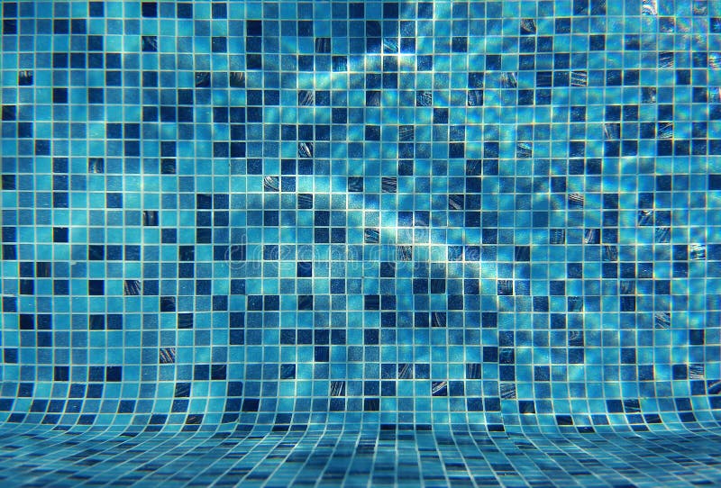Water Wave Under Swimming Pool with Light Reflecting. Texture ...