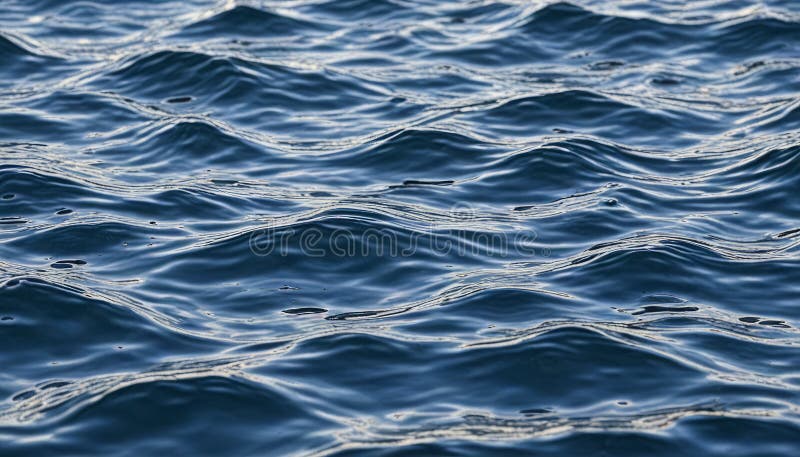 Water Waves Background. a Water Background with Small Waves or Ripples ...