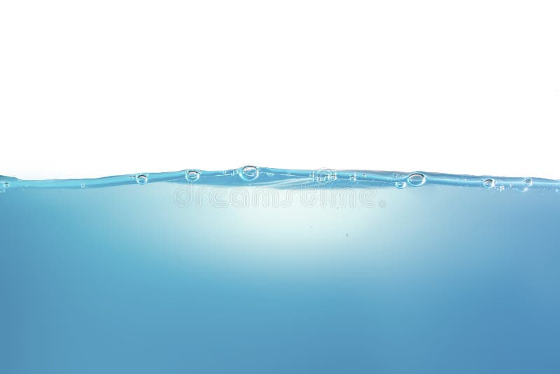 Water Waves Cause Bubbles and Splatter in Water Stock Photo - Image of ...