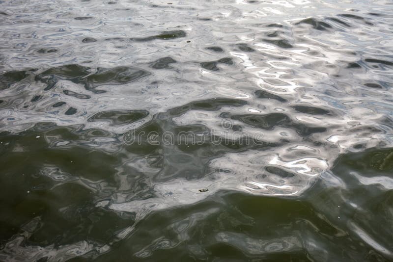 The Water Waves Effect of River Stock Image - Image of horizontal ...