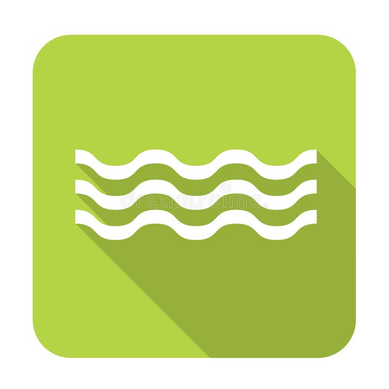 Water waves icon stock vector. Illustration of bright - 90022866