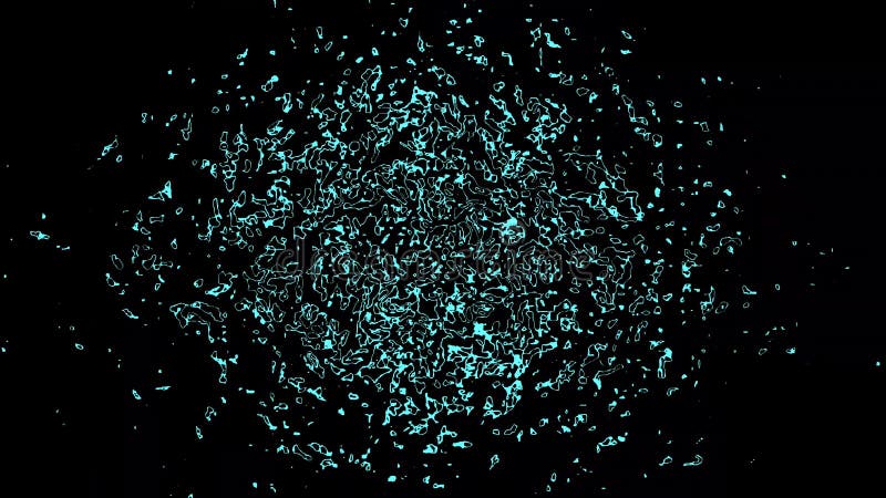 Water Waves Motion Graphics with Plain Black Background Stock Video - Video of green, nature ...