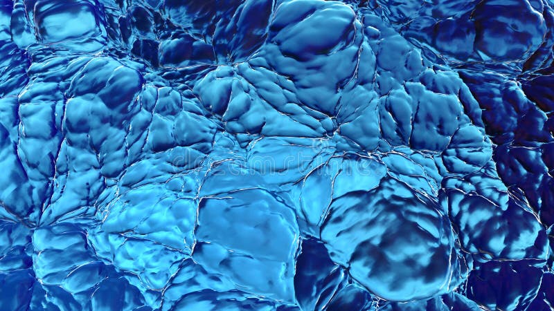 Water Waves Pattern Texture, 3d Illustration Stock Illustration ...