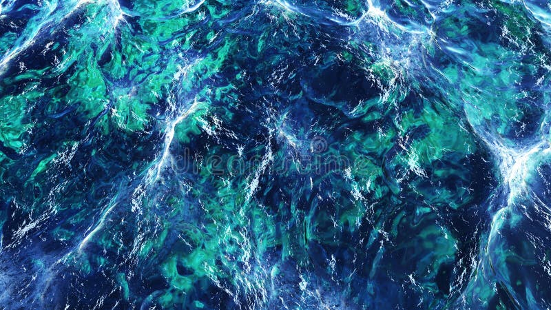 Water Waves Pattern Texture, Rough Sea Waves Surface Detailed 3d ...